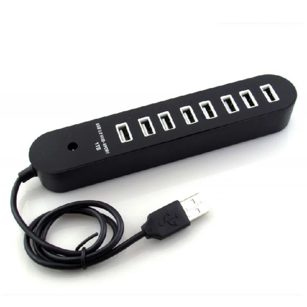 Rallonge USB 8 ports Noir