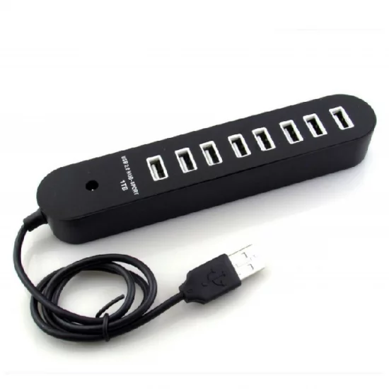 Rallonge USB 8 ports Noir